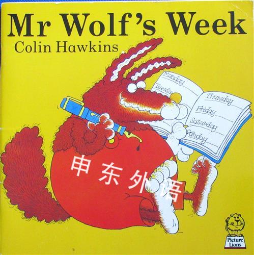 Mrwolfs Week Picture Lions作者与插画儿童图书进口图书进口书原版书绘本书英文原版图书儿童纸板书