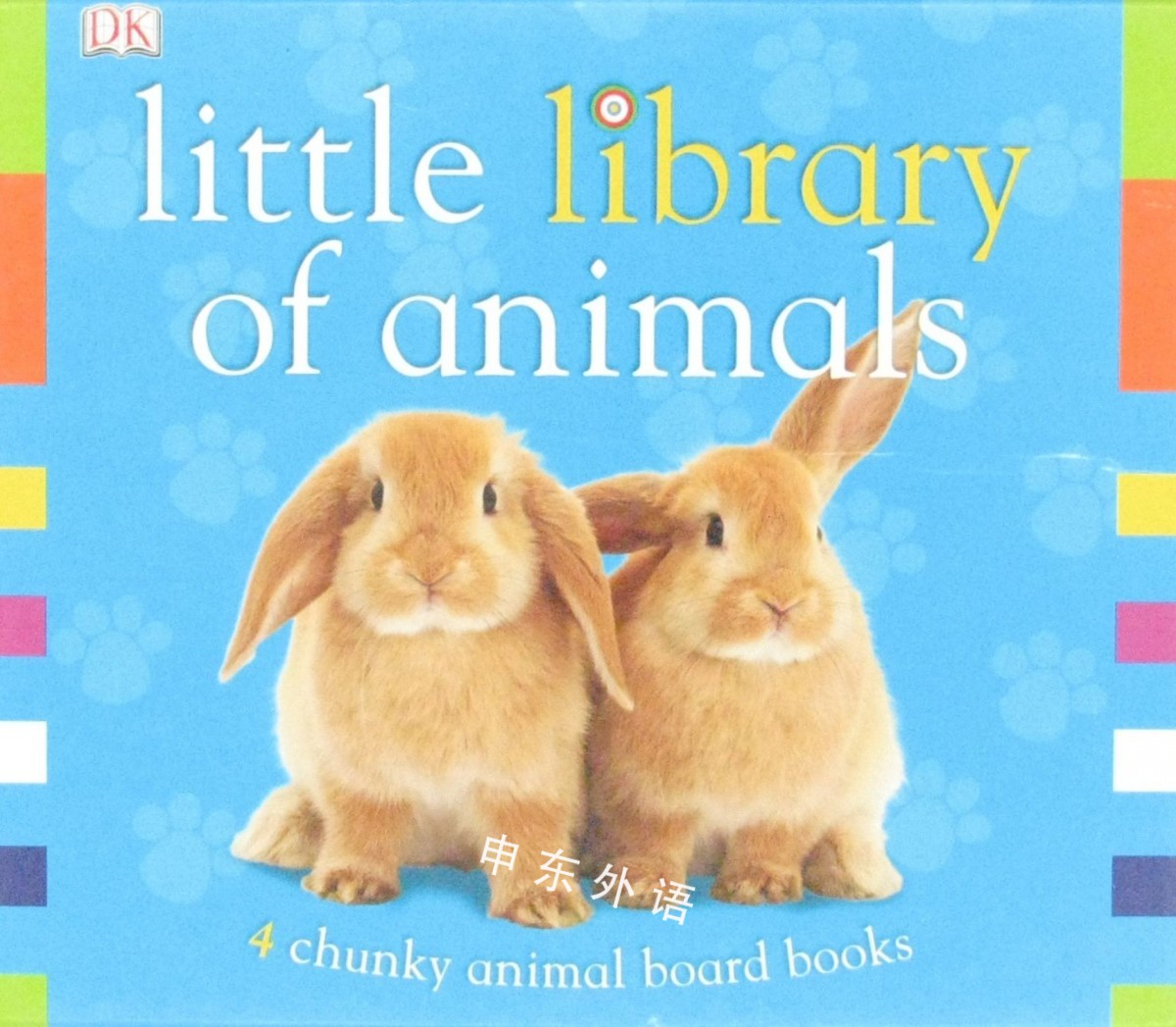DK Little Library of Animals 4 chunky animal board books_早期的读者系列_儿童图书 ...