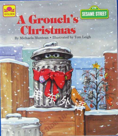 A Grouch Christmas作者与插画儿童图书进口图书进口书原版书绘本书英文原版图书儿童纸板书外语图书进口儿童书