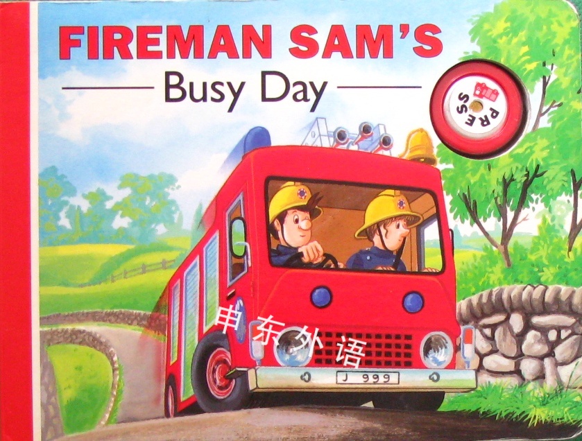Fireman Sam Busy Day A Single Sound Book系列读物儿童图书进口图书进口书原版书绘本书英文