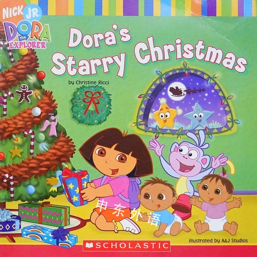 Doras Starry Christmas Dora the Explorer_圣诞节_节日与庆典_教育相关_儿童图书_进口图书_进口书 ...