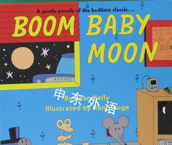 Boom Baby Moon_作者与插画_儿童图书_进口图书_进口书,原版书,绘本书,英文原版图书,儿童纸板书,外语图书,进口儿童书,原版儿童书