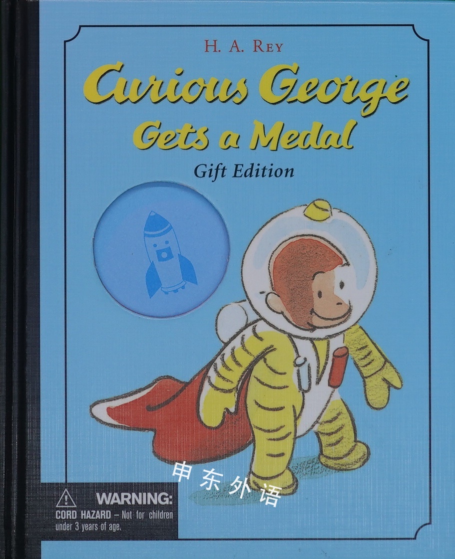 Curious George Gets A Medal T Edition动作与冒险儿童图书进口图书进口书原版书绘本书