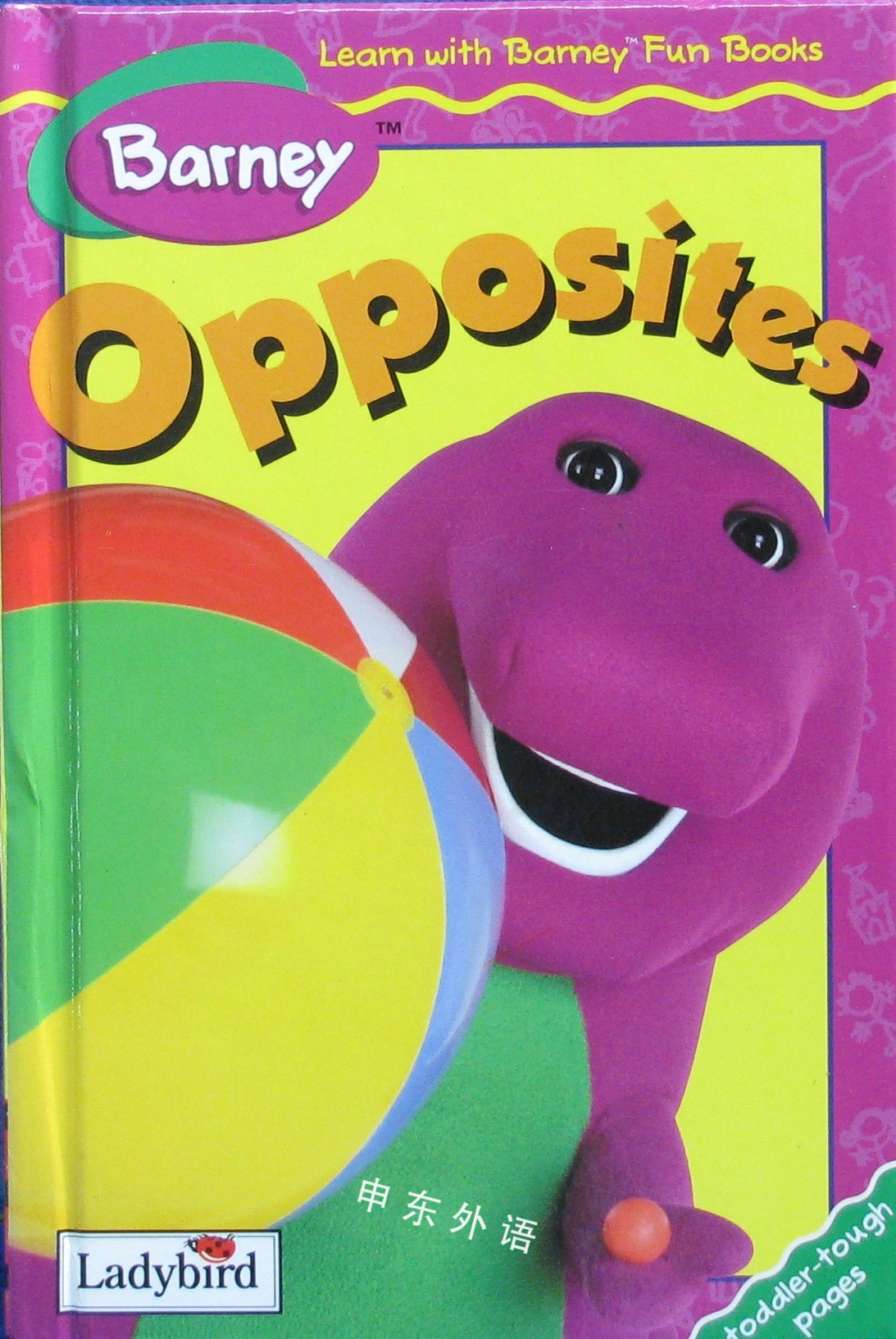 Barneys Book Of Opposites Learn With Barney Fun Books早期的读者系列儿童图书