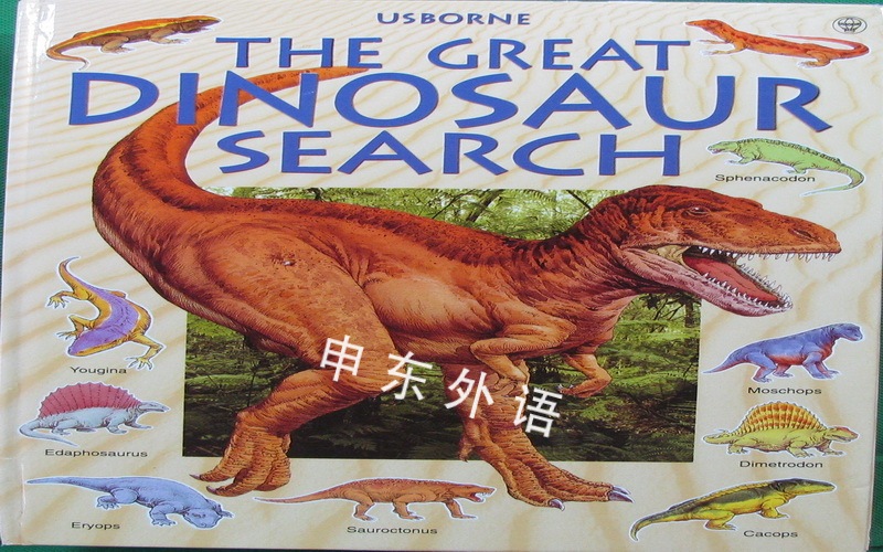 The Great Dinosaur Search Usborne Great Searches科学，自然与自然规律儿童图书进口图书