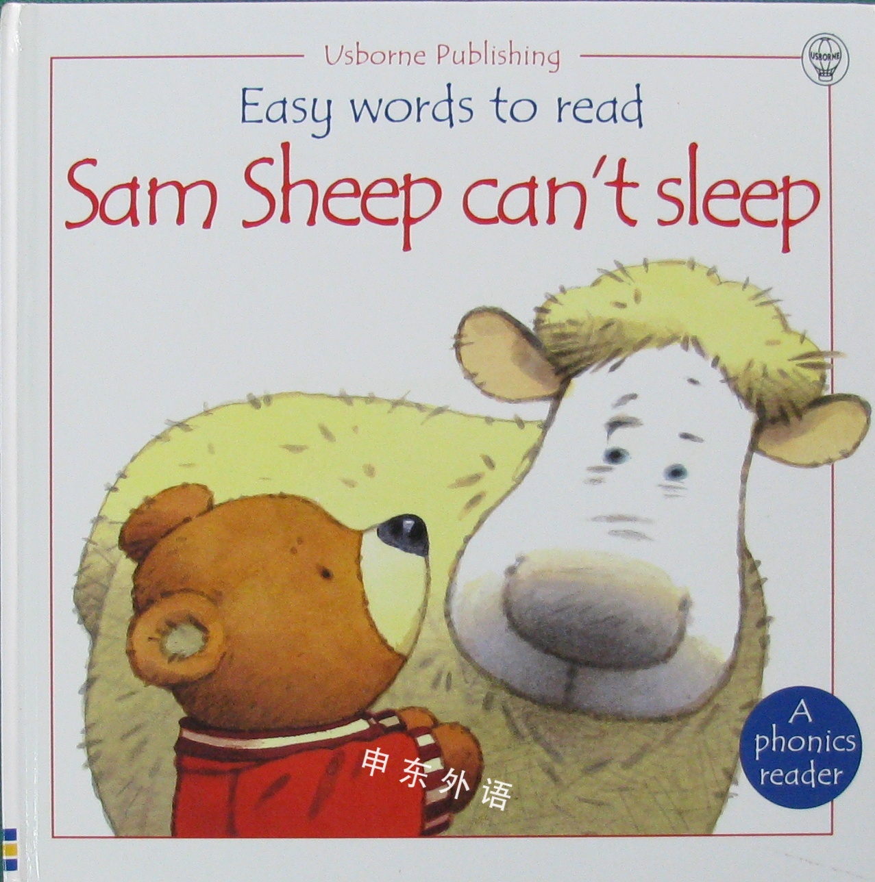 Sam Sheep Cant Sleep Usborne Easy Words To Read早期的读者系列儿童图书进口图书进口