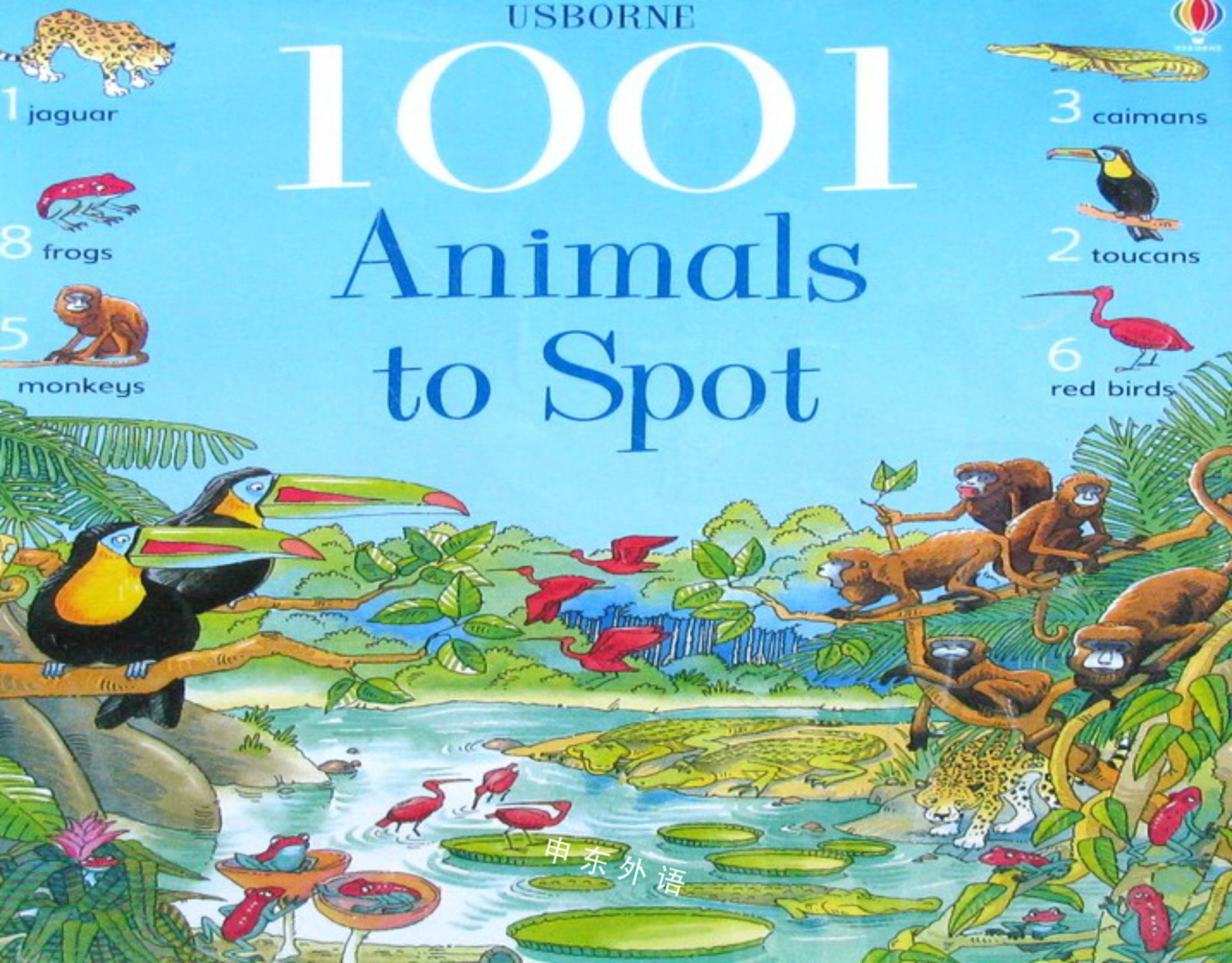1001 Animals to Spot_动物_儿童图书_进口图书_进口书,原版书,绘本书,英文原版图书,儿童纸板书,外语图书,进口儿童书,原版儿童书