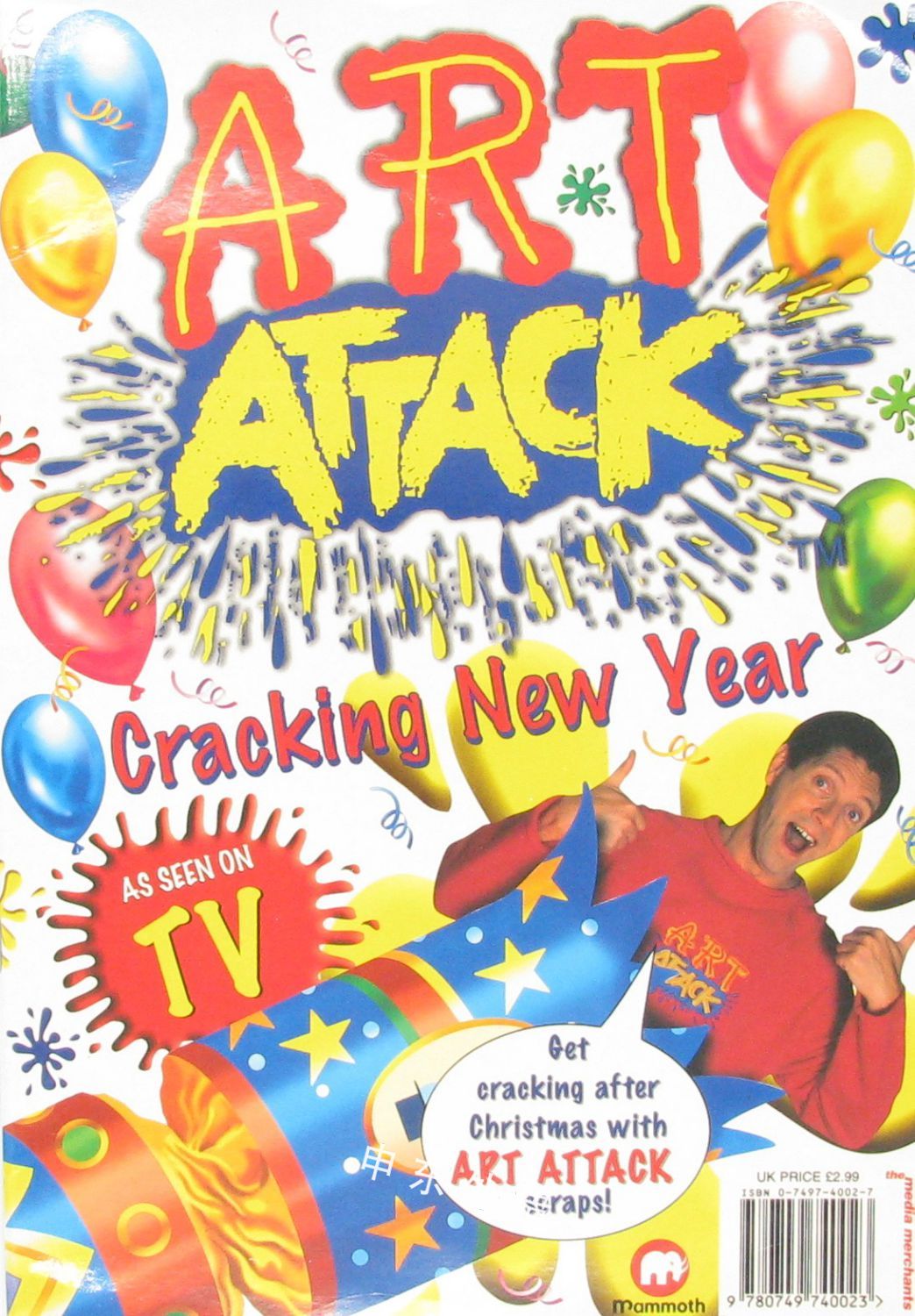Art Attack Christmas Cracker And Cracking New Year工艺品及业余爱好艺术与音乐儿童图书