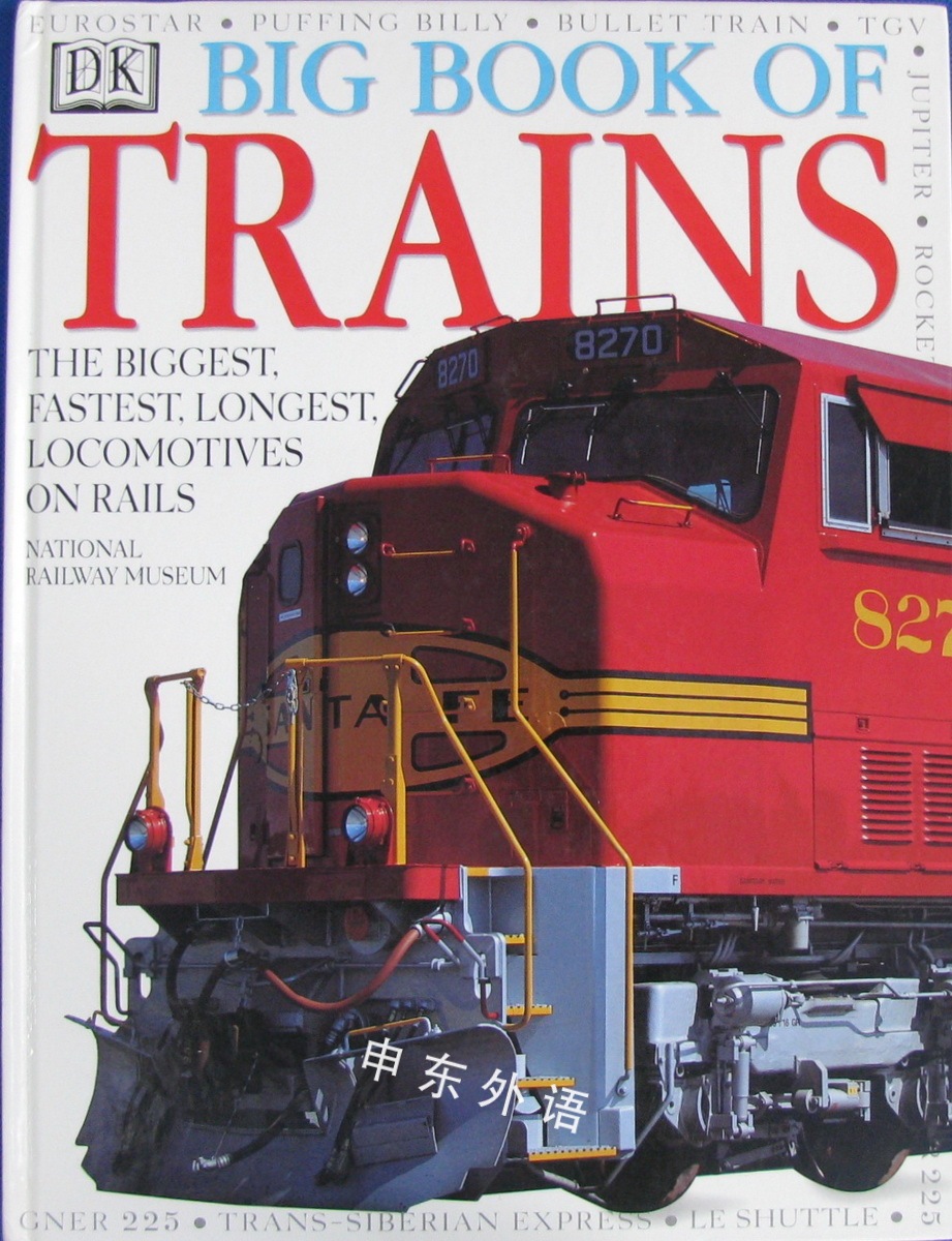 The Big Book Of Trains系列读物儿童图书进口图书进口书原版书绘本书英文原版图书儿童纸板书外语图书进口