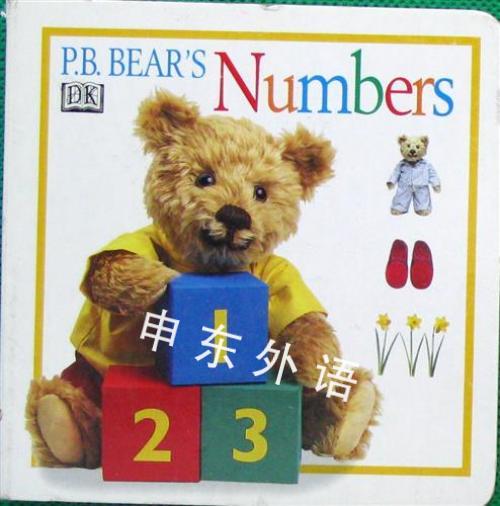 Pbbears Numbers教育相关儿童图书进口图书进口书原版书绘本书英文原版图书儿童纸板书外语图书进口儿童书原版儿童书