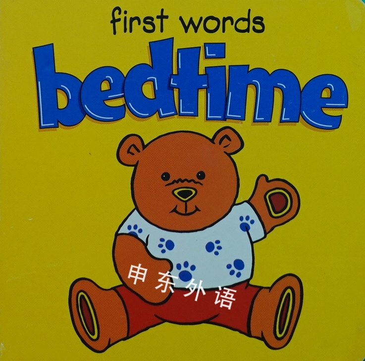 Bedtime First Words作者与插画儿童图书进口图书进口书原版书绘本书英文原版图书儿童纸板书外语图书进口
