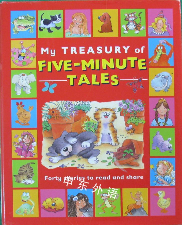 My Treasury Of Five Minute Tales系列读物儿童图书进口图书进口书原版书绘本书英文原版图书儿童纸板