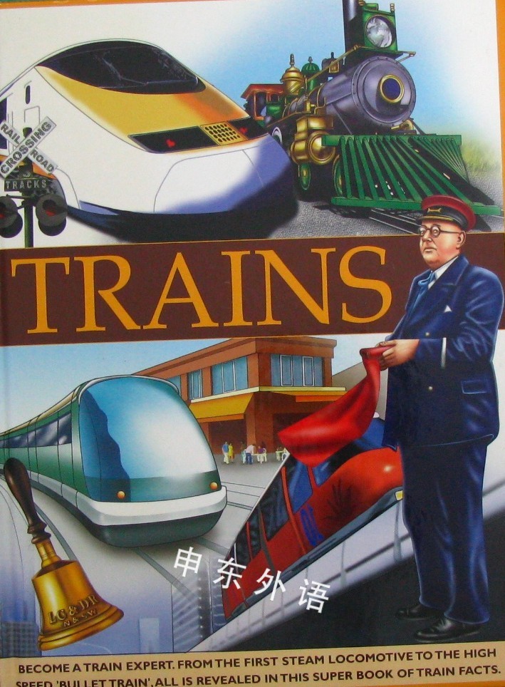 Trains系列读物儿童图书进口图书进口书原版书绘本书英文原版图书儿童纸板书外语图书进口儿童书原版儿童书