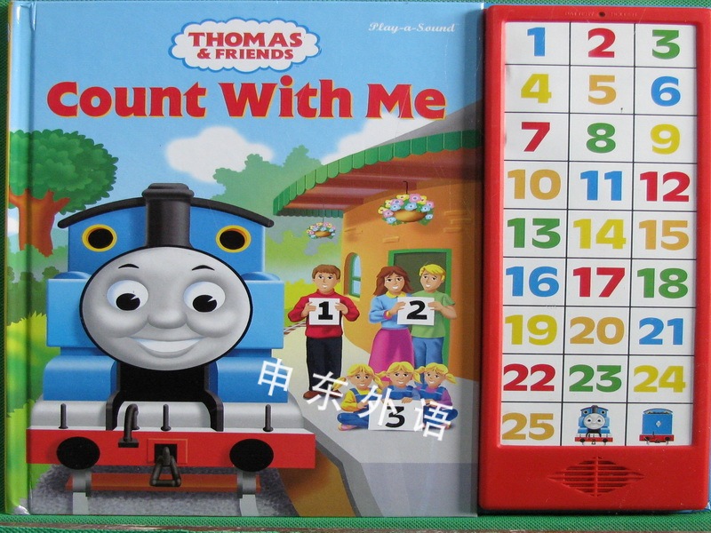 Thomas And Friends Thomas Count With Me托马斯坦克引擎电视热门人物儿童图书进口图书进口书原版书