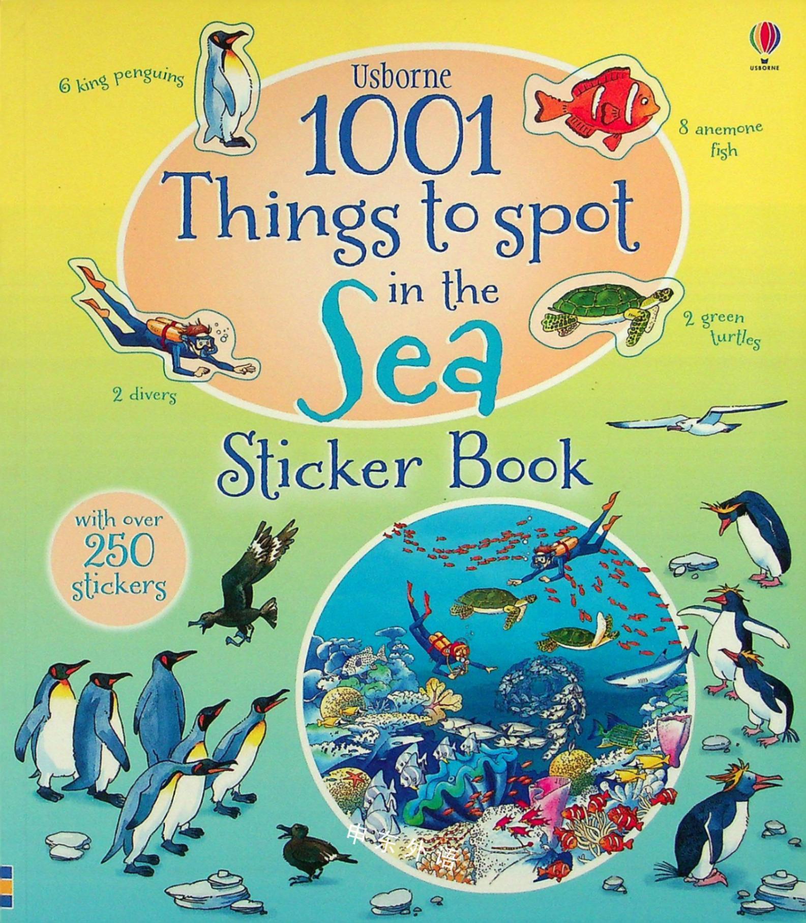 Usborne 1001 Things to Spot in the Sea Sticker Book_运动及活动_儿童图书_进口图书_进口书 ...
