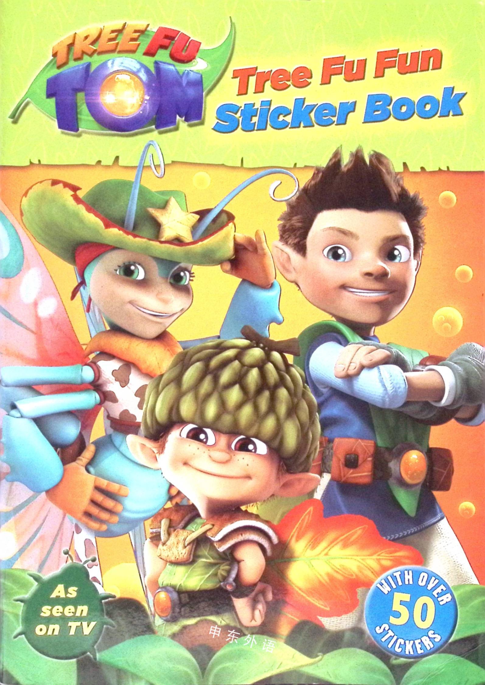 Tree Fu Tom Tree Fu Fun Sticker Book 运动及活动儿童图书进口图书进口书原版书绘本书英文原版