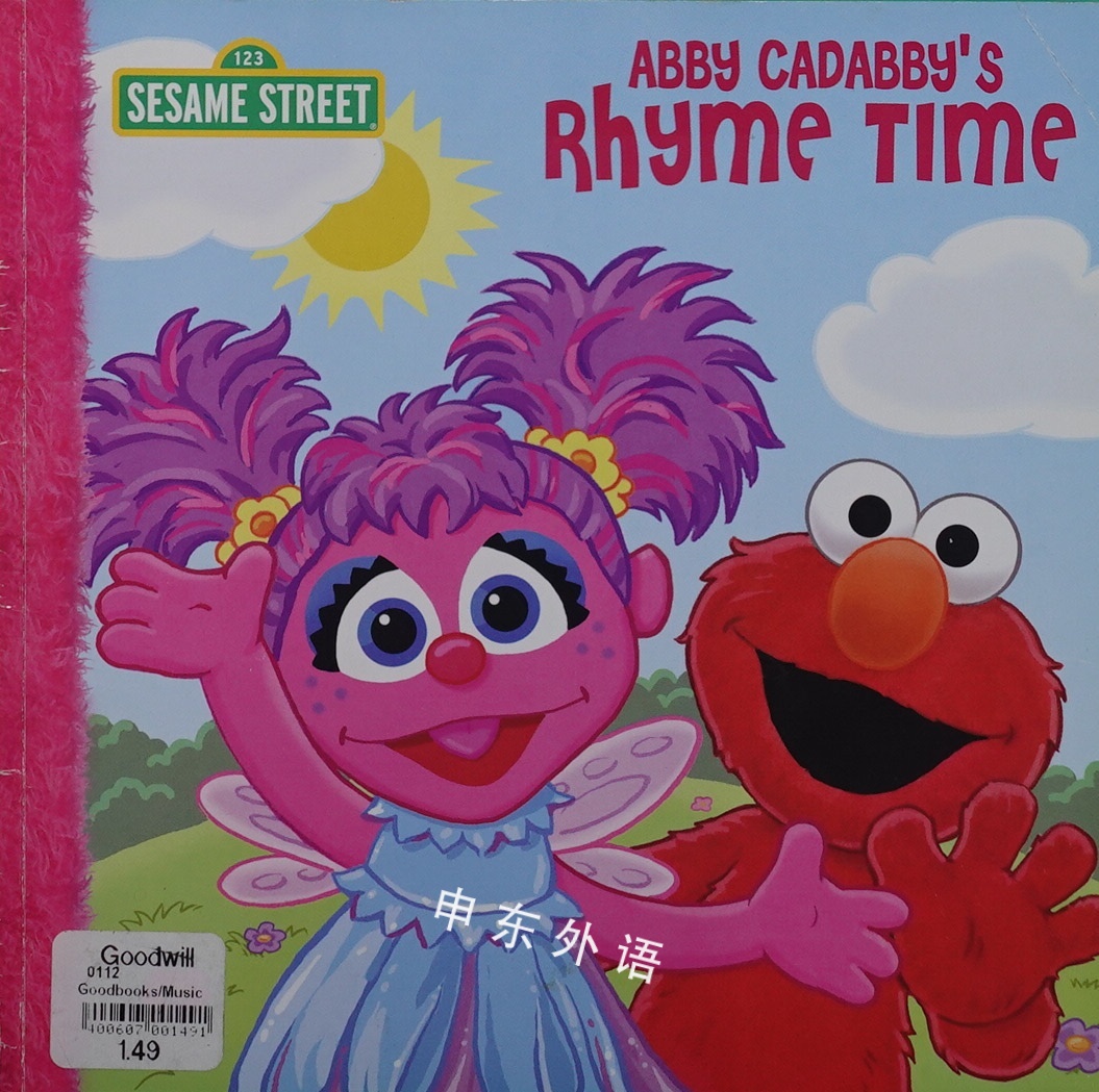 Abby Cadabby Rhyme Time芝麻街电视热门人物儿童图书进口图书进口书原版书绘本书英文原版图书儿童纸板书