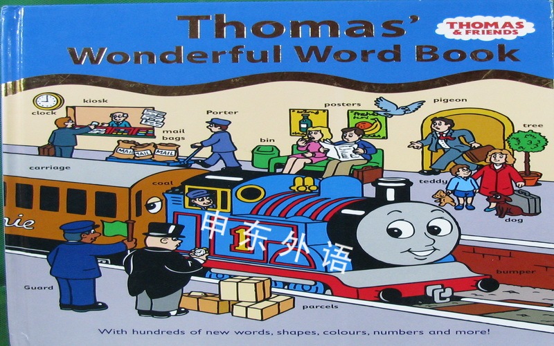 Thomas Wonderful Word Book托马斯坦克引擎电视热门人物儿童图书进口图书进口书原版书绘本书英文原版