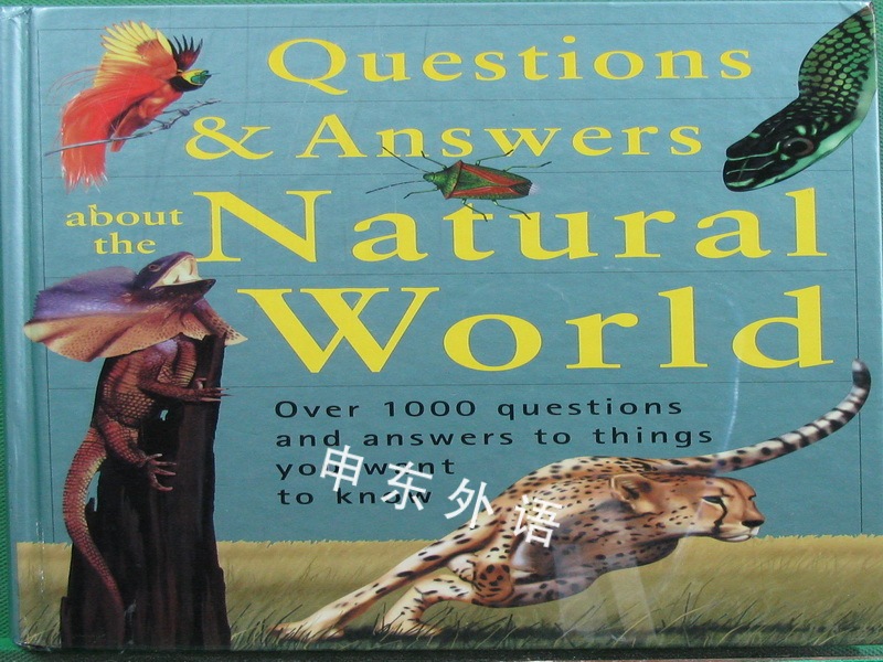 Questions And Answers About The Natural World百科全书参考书与非虚构儿童图书进口图书进口