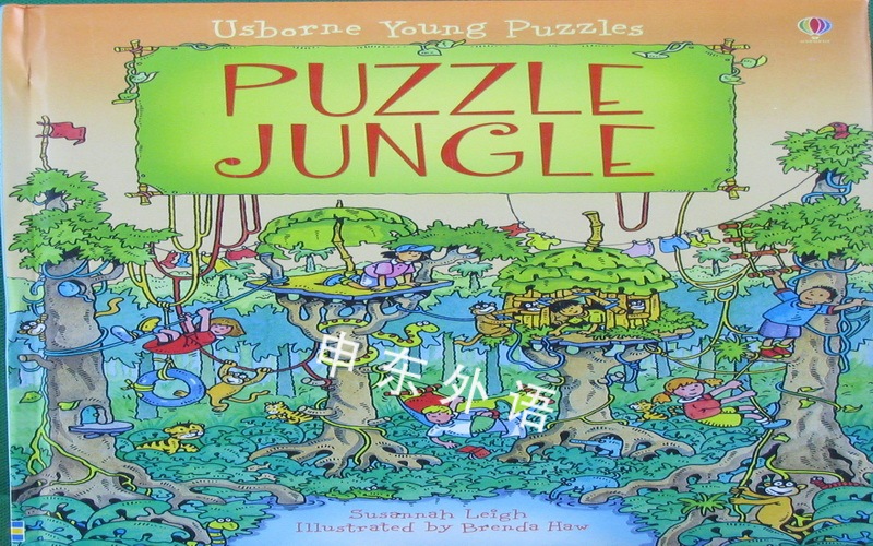 Puzzle Jungle Usborne Young Puzzles早期的读者系列儿童图书进口图书进口书原版书绘本书英文