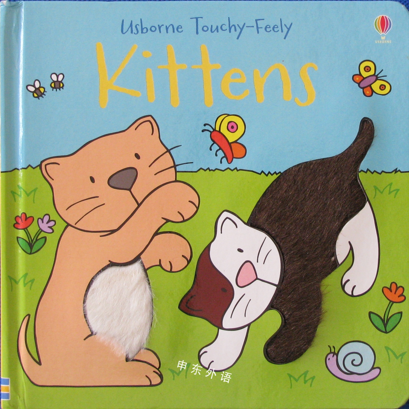 Touchy Feely Kittens Usborne Touchy Feely Books早期的读者系列儿童图书进口图书进口书