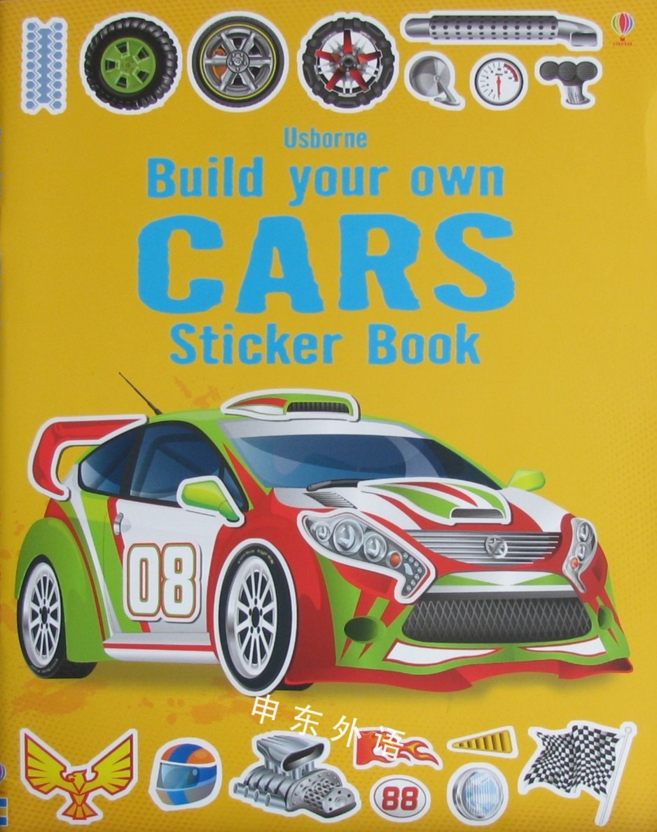 Build Your Own Cars Sticker Book_运动及活动_儿童图书_进口图书_进口书,原版书,绘本书,英文原版图书,儿童 ...