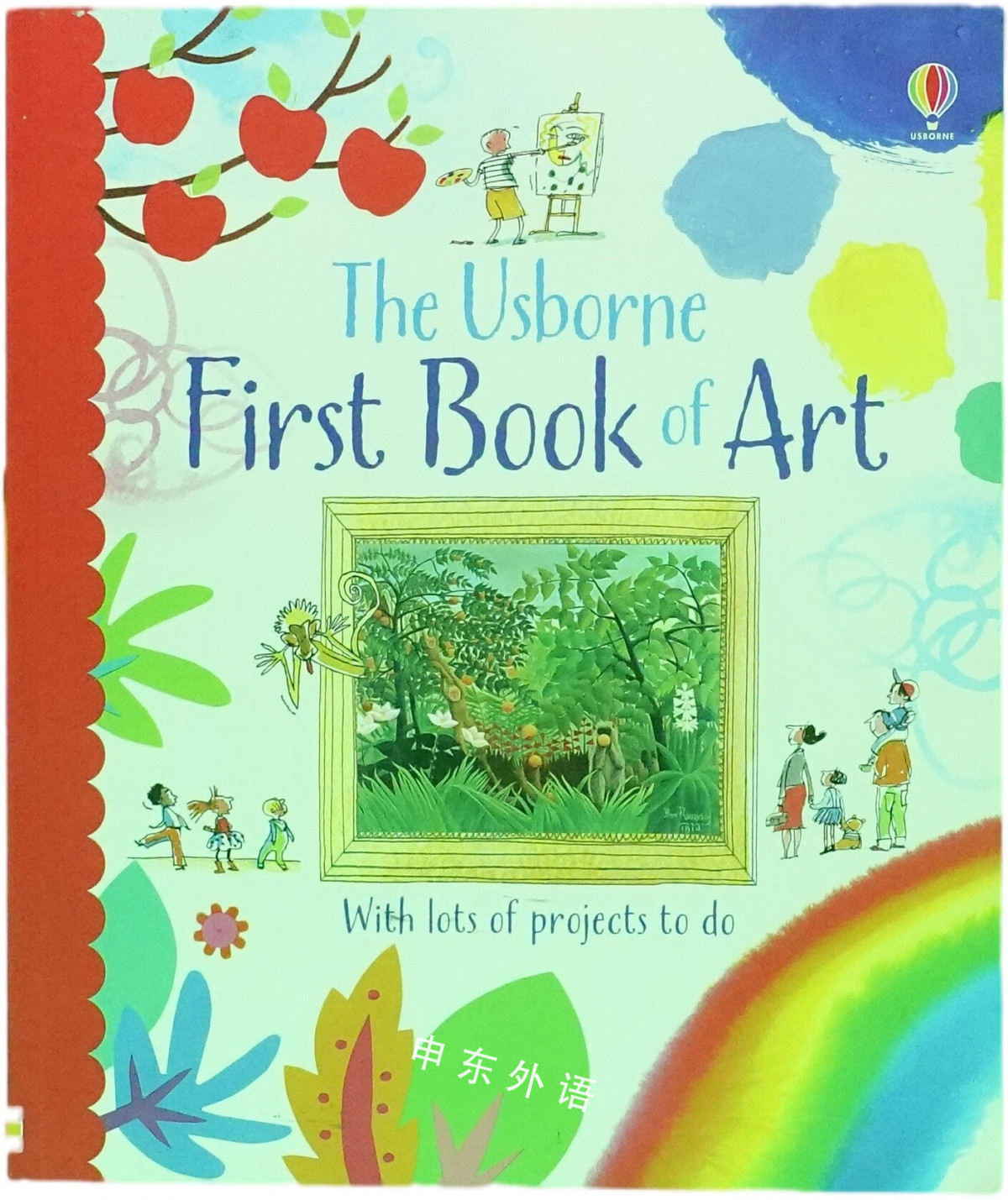 The Usborne First Book Of Art艺术与音乐儿童图书进口图书进口书原版书绘本书英文原版图书儿童纸板书