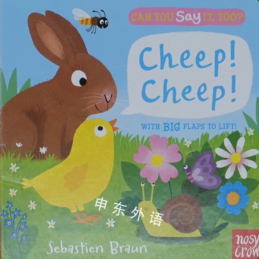 Cheep Cheep With Big Flaps To Lift作者与插画儿童图书进口图书进口书原版书绘本书英文原版图书