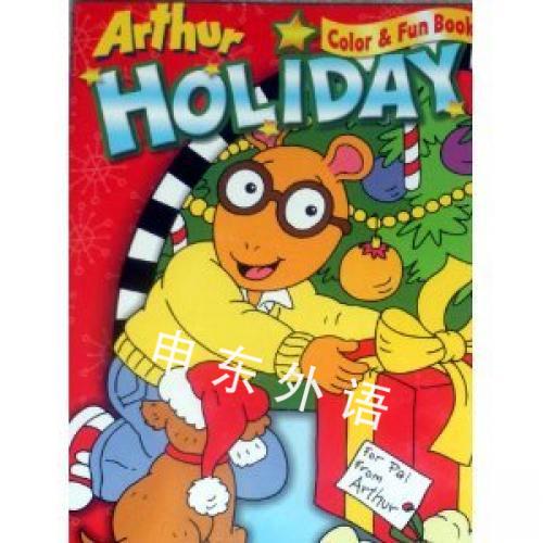 Workbookarthur Holiday Color And Fun Book系列读物儿童图书进口图书进口书原版书绘本书英文