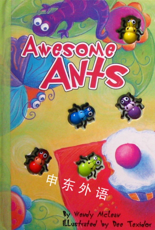 Awesome Ants Interactive Button Board Books M 作者与插画儿童图书进口图书进口书