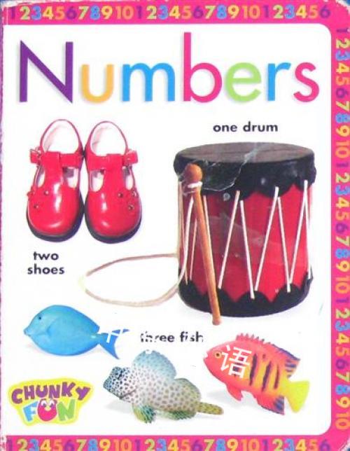 Numbers Chunky Fun系列读物儿童图书进口图书进口书原版书绘本书英文原版图书儿童纸板书外语图书进口儿童书