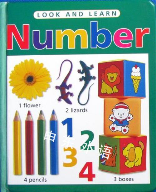 Look And Learn Numbers系列读物儿童图书进口图书进口书原版书绘本书英文原版图书儿童纸板书外语图书进口
