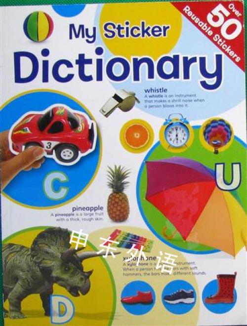 My Sticker Dictionary系列读物儿童图书进口图书进口书原版书绘本书英文原版图书儿童纸板书外语图书进口儿童