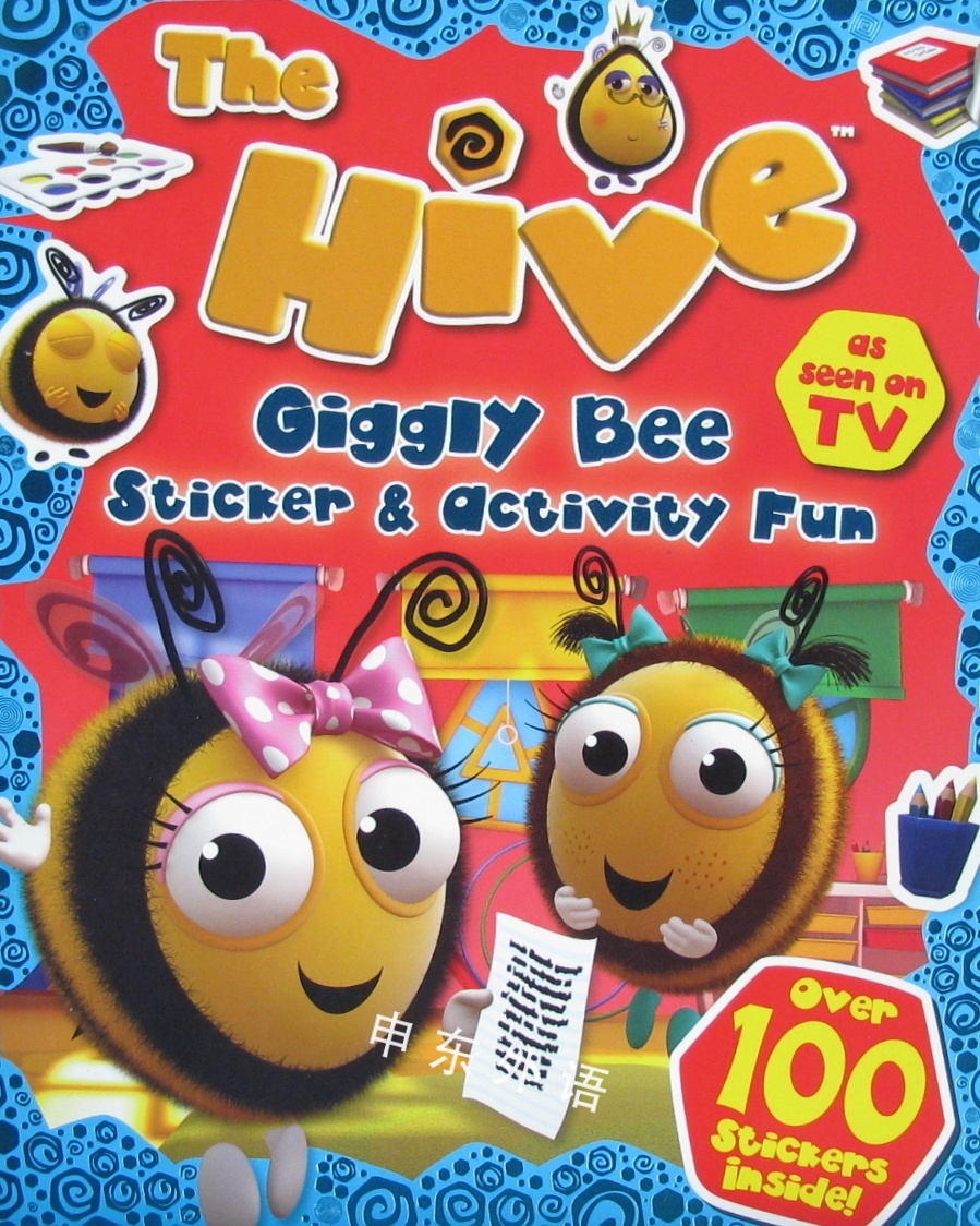The Hive Sticker Bookgiggly Bee运动及活动儿童图书进口图书进口书原版书绘本书英文原版图书儿童