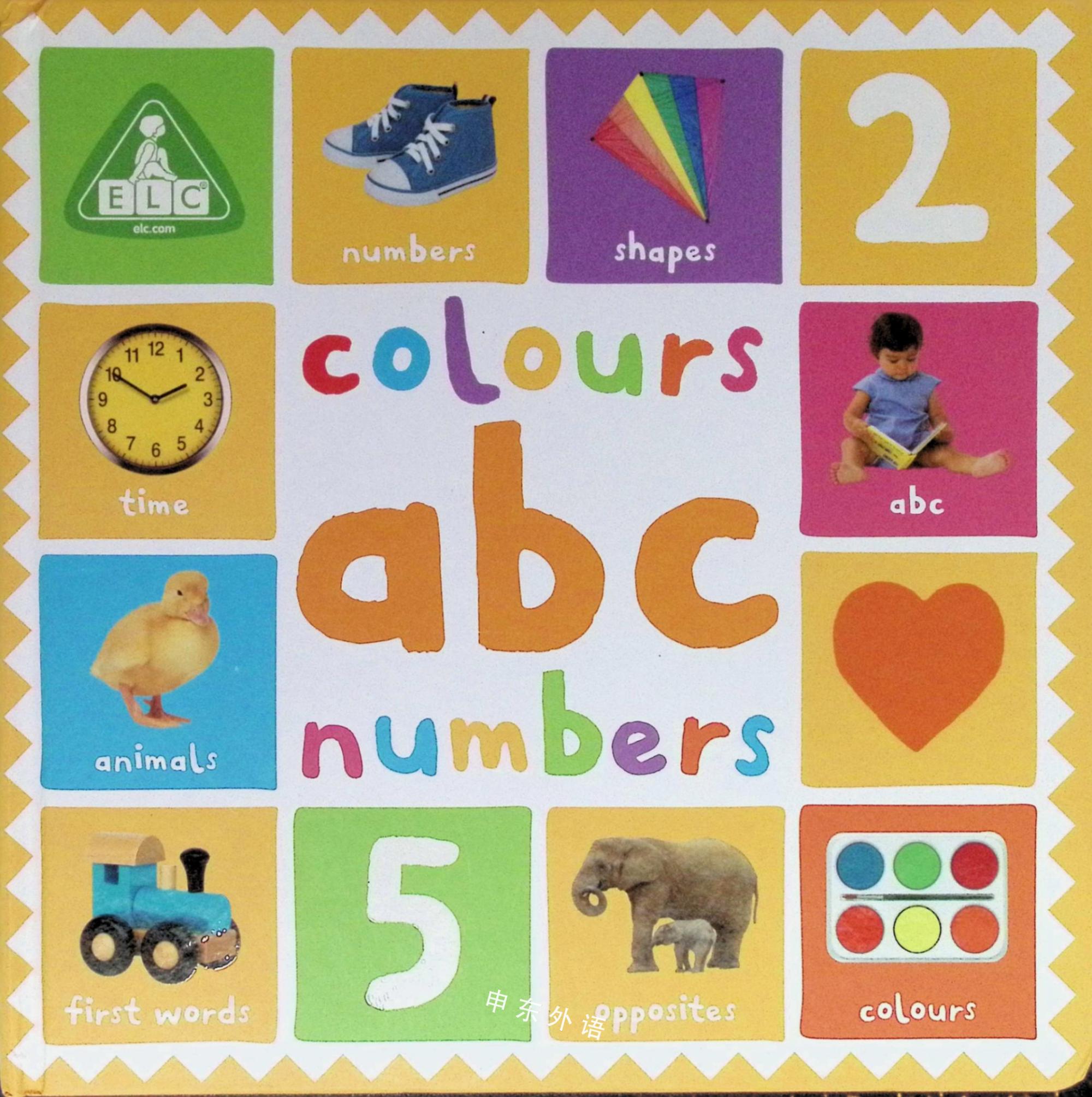 Colours Abc Numbers早期的读者系列儿童图书进口图书进口书原版书绘本书英文原版图书儿童纸板书外语图书进口