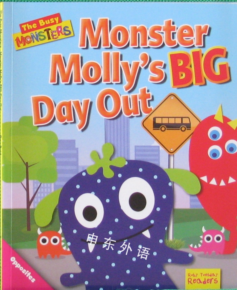 Monster Mollys Big Day Out Ruby Busy Monsters早期的读者系列儿童图书进口图书进口书