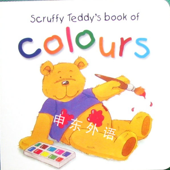 Colours Scruffy Ted系列读物儿童图书进口图书进口书原版书绘本书英文原版图书儿童纸板书外语图书进口儿童