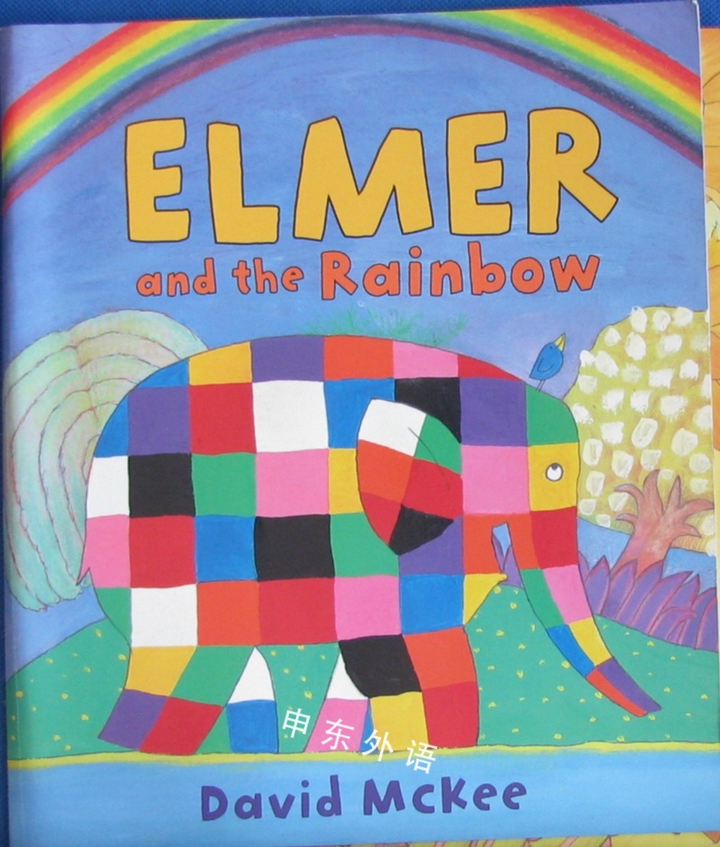 Elmer And The Rainbow Elmer早期的读者系列儿童图书进口图书进口书原版书绘本书英文原版图书儿童纸板书