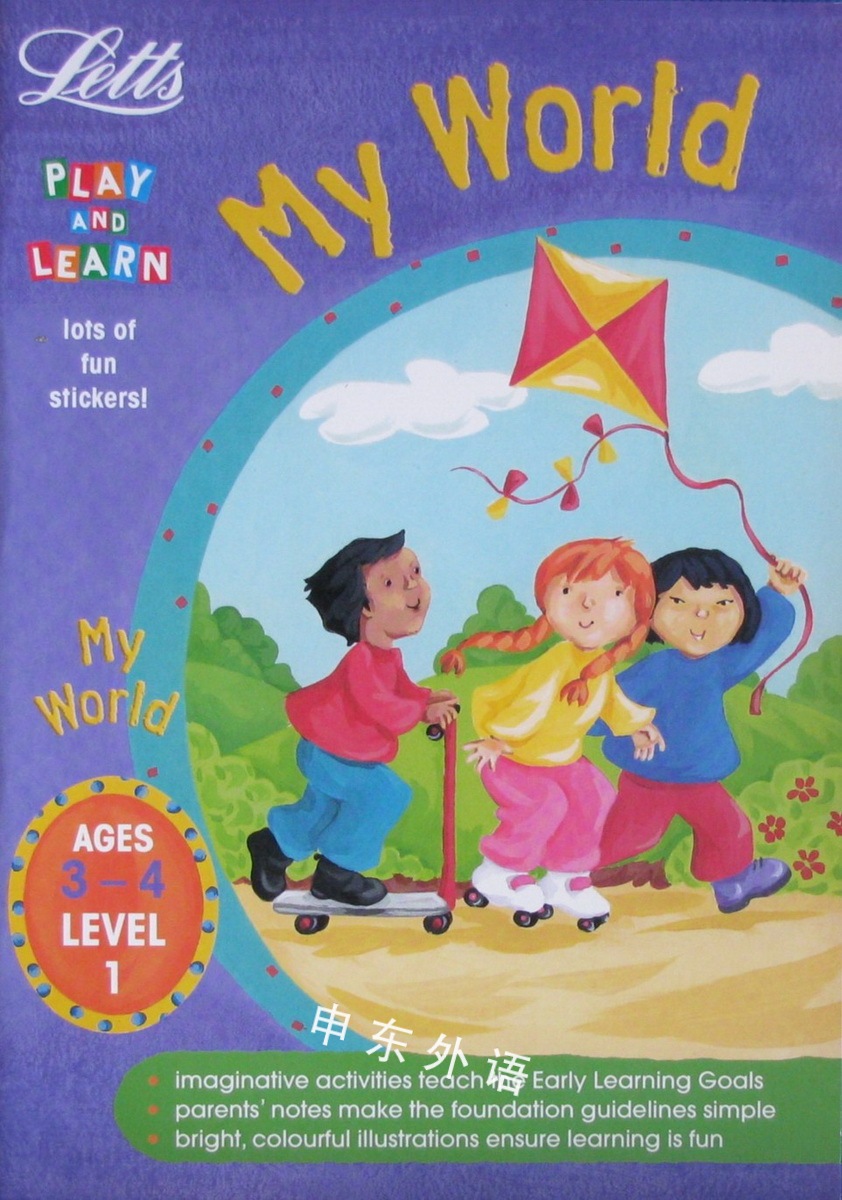 Play And Learn My World Book 1教育相关儿童图书进口图书进口书原版书绘本书英文原版图书儿童纸板