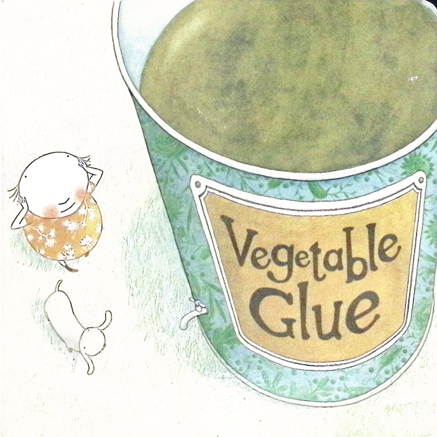 Vegetable Glue C 作者与插画儿童图书进口图书进口书原版书绘本书英文原版图书儿童纸板书外语图书进口儿童