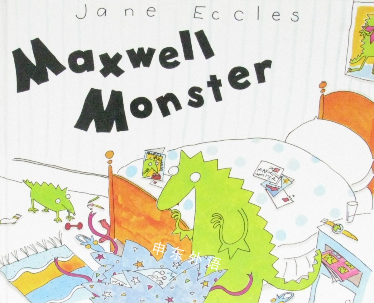 Maxwell Monster早期的读者系列儿童图书进口图书进口书原版书绘本书英文原版图书儿童纸板书外语图书进口儿童书原版儿童书
