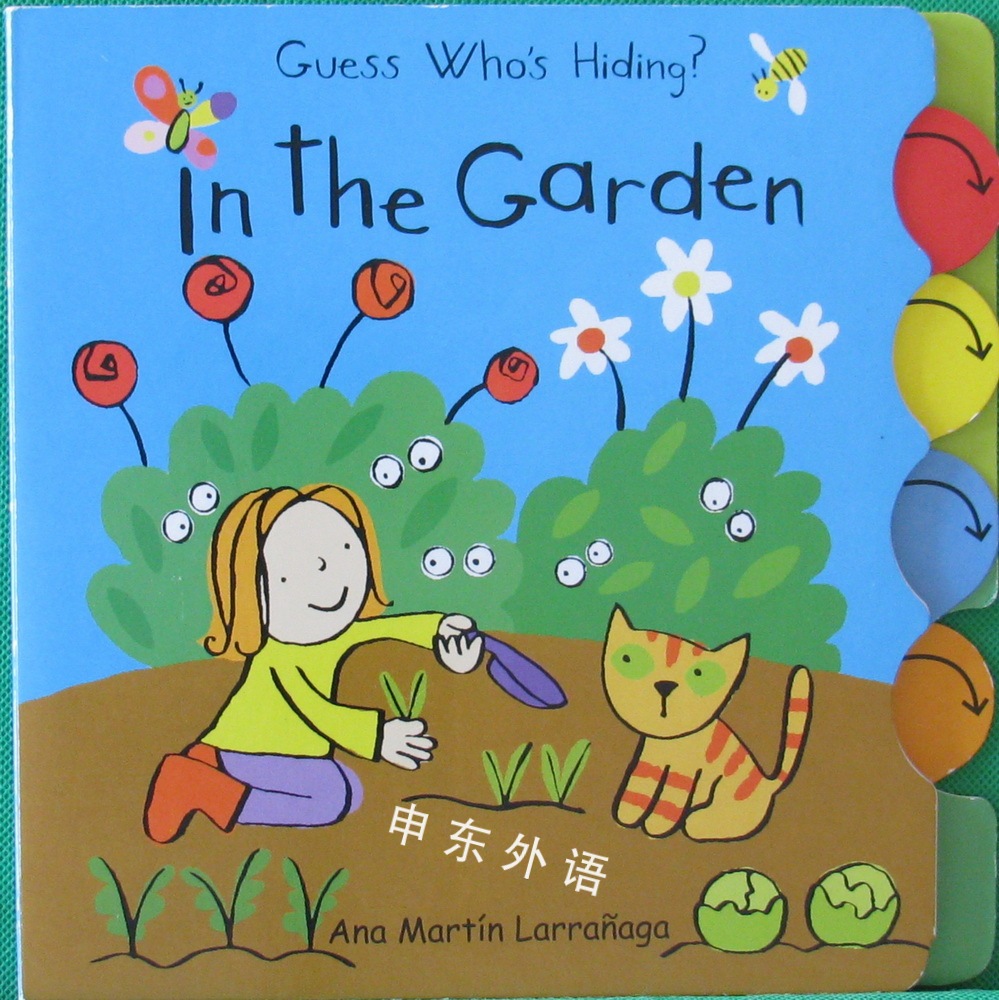 Whos Hiding In The Garden Guess Whos Hiding早期的读者系列儿童图书进口图书进口书原版书
