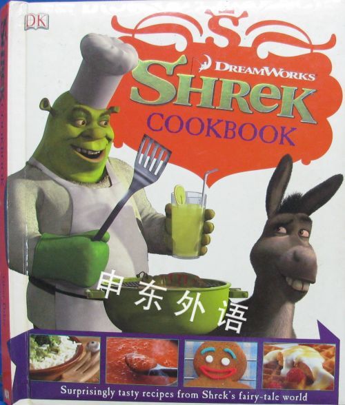 Shrek Cookbook烹饪运动及活动儿童图书进口图书进口书原版书绘本书英文原版图书儿童纸板书外语图书进口儿童书原版儿童书