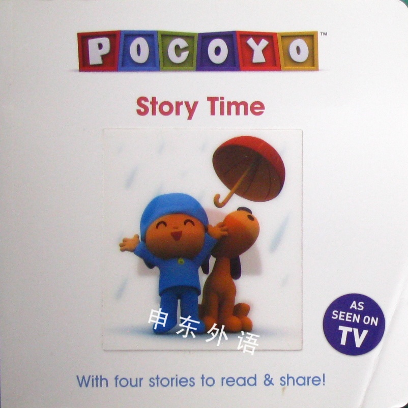 Pocoyo Story Time With Four Stories To Read And Share早期的读者系列儿童图书进口图书