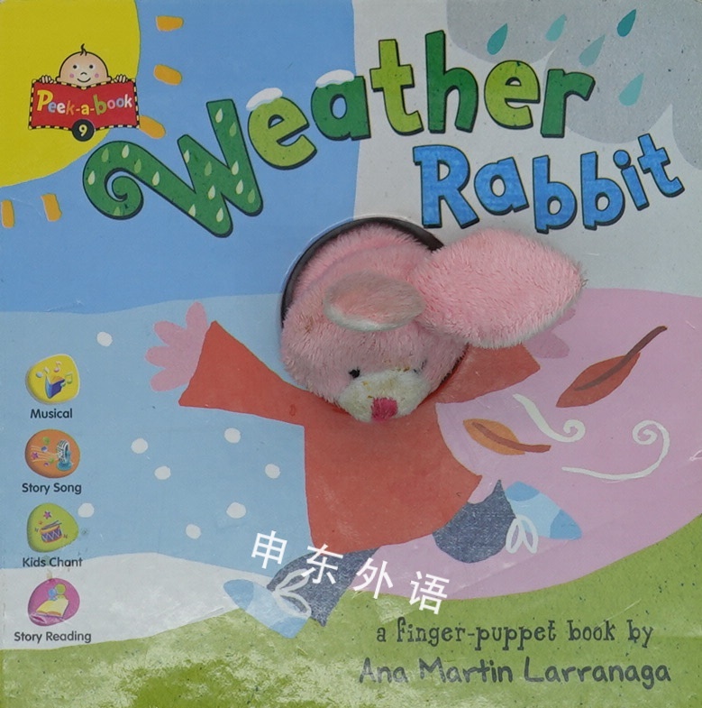 Weather Rabbit作者与插画儿童图书进口图书进口书原版书绘本书英文原版图书儿童纸板书外语图书进口儿童书原版儿童书