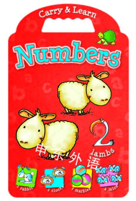 Carry And Learn Numbers系列读物儿童图书进口图书进口书原版书绘本书英文原版图书儿童纸板书外语图书进口